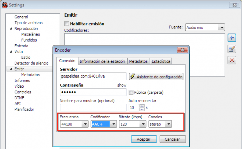 Configurar RadioBoss para transmitir radio online | Gospel iDEA