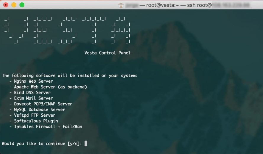 Cómo instalar VestaCP en CentOS en 15 minutos | Gospel iDEA